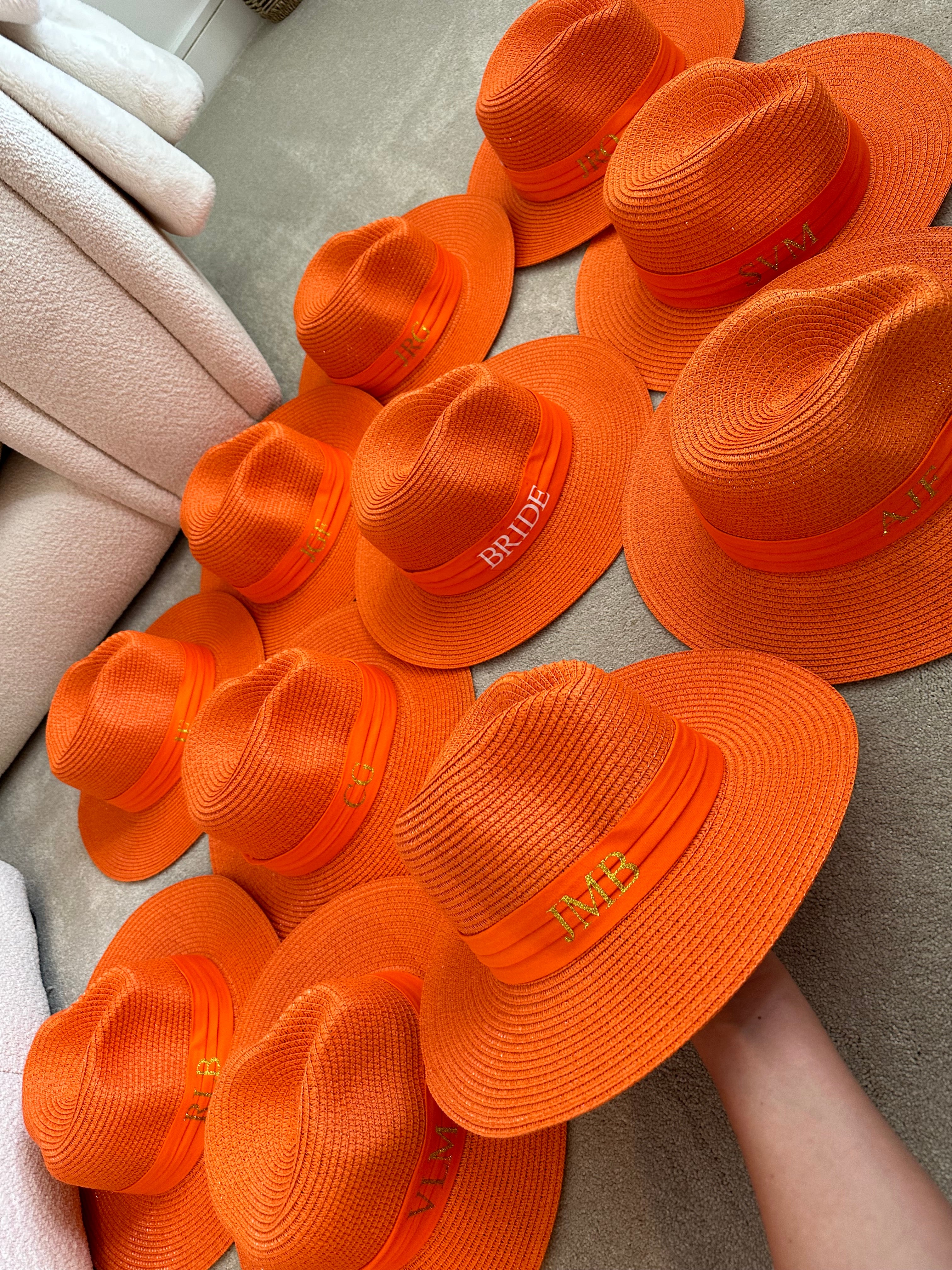 Orange Sun Hat – Violets