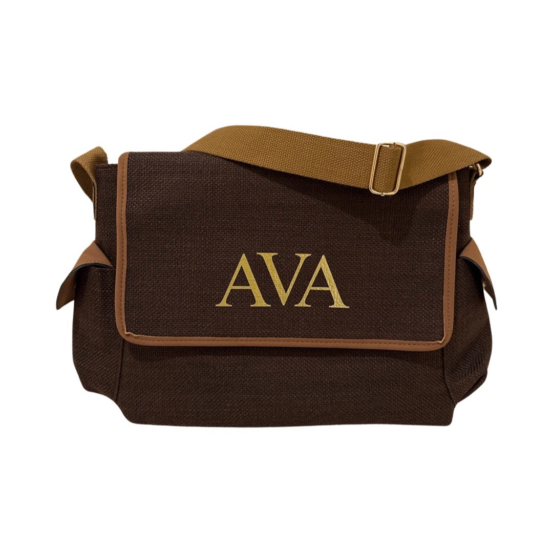 Chocolate Personalised Baby Changing Bag – Violets